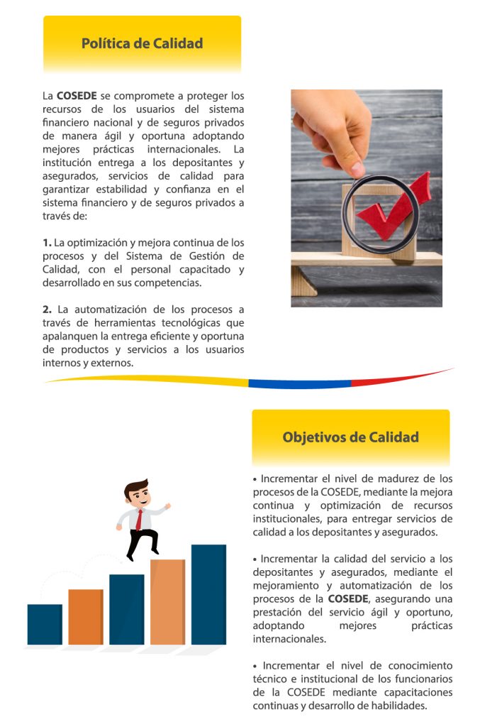 Visión / Misión / Política de Calidad / Valores – COSEDE